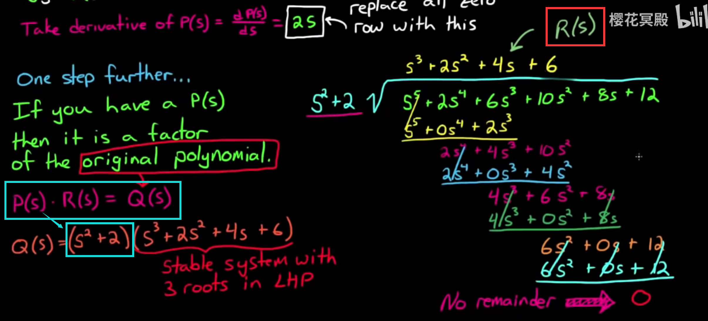 夏远的个人主页——Routh-Hurwitz Criterion 劳斯判据 | Hexo